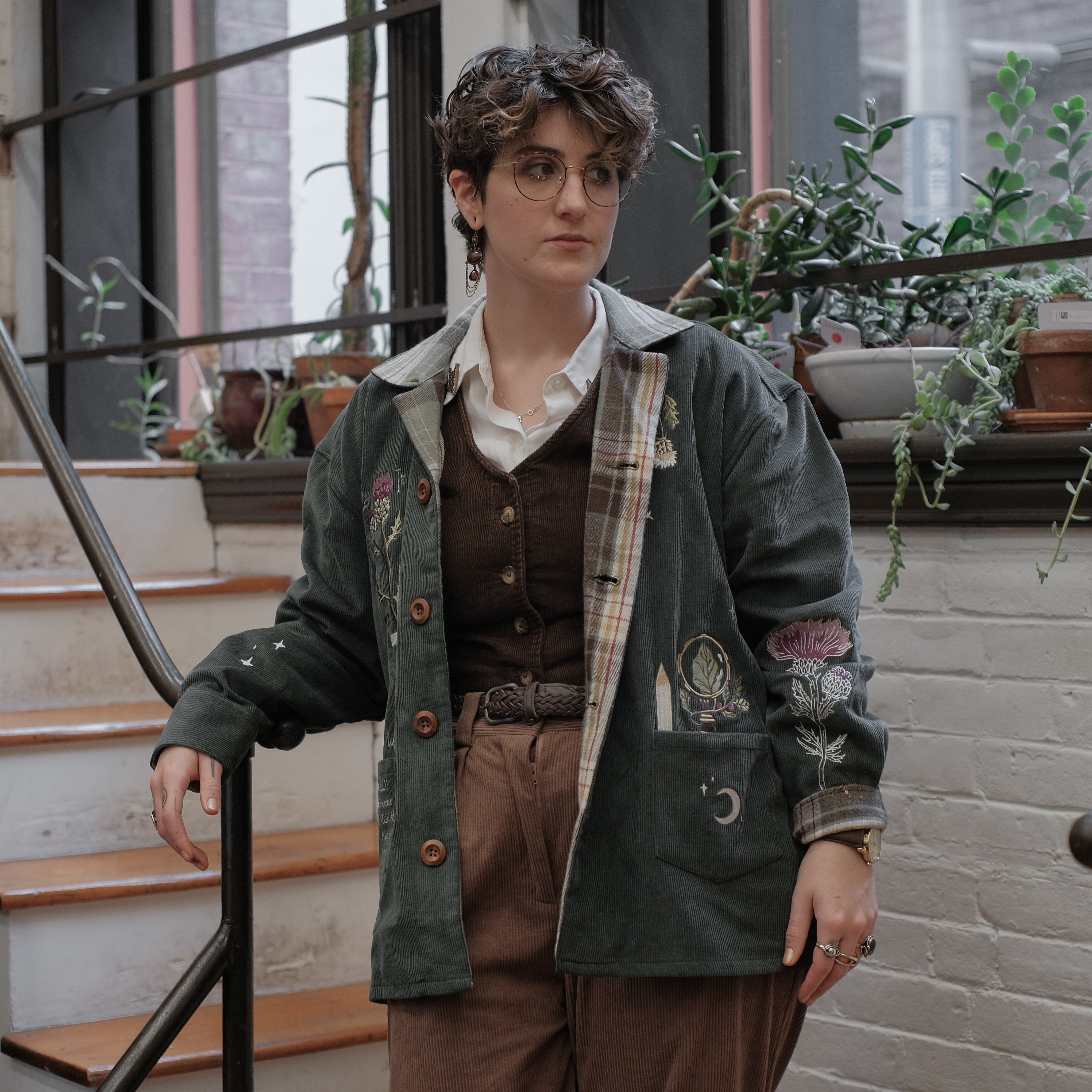Common Thistle // The Botanist's Journal Jacket – Knock Thrice