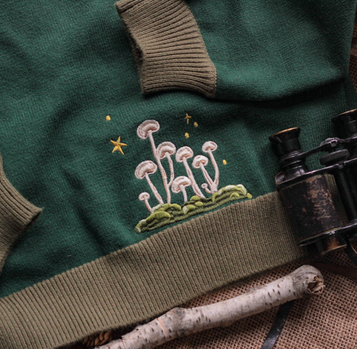 Forest Forager // Embroidered Cardigan – Knock Thrice